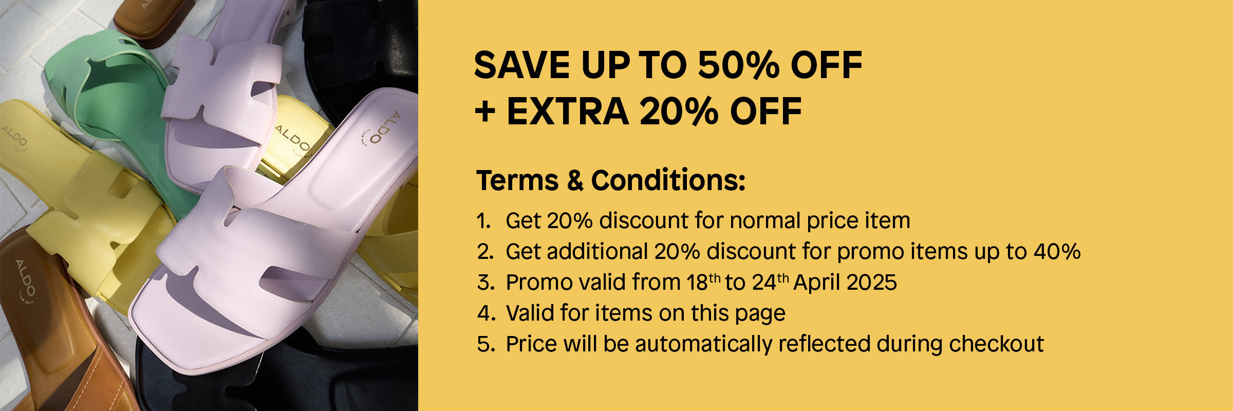 Spring Looks Sandals Promo – Aldoshoes Malaysia